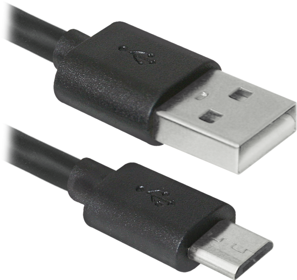 Кабель USB - microUSB,3м,Defender USB08-10BH,черный,блистер