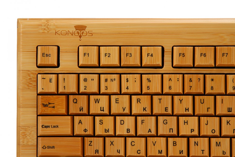 Клавиатура + мышь Konoos KBKM-01 коричневый USB