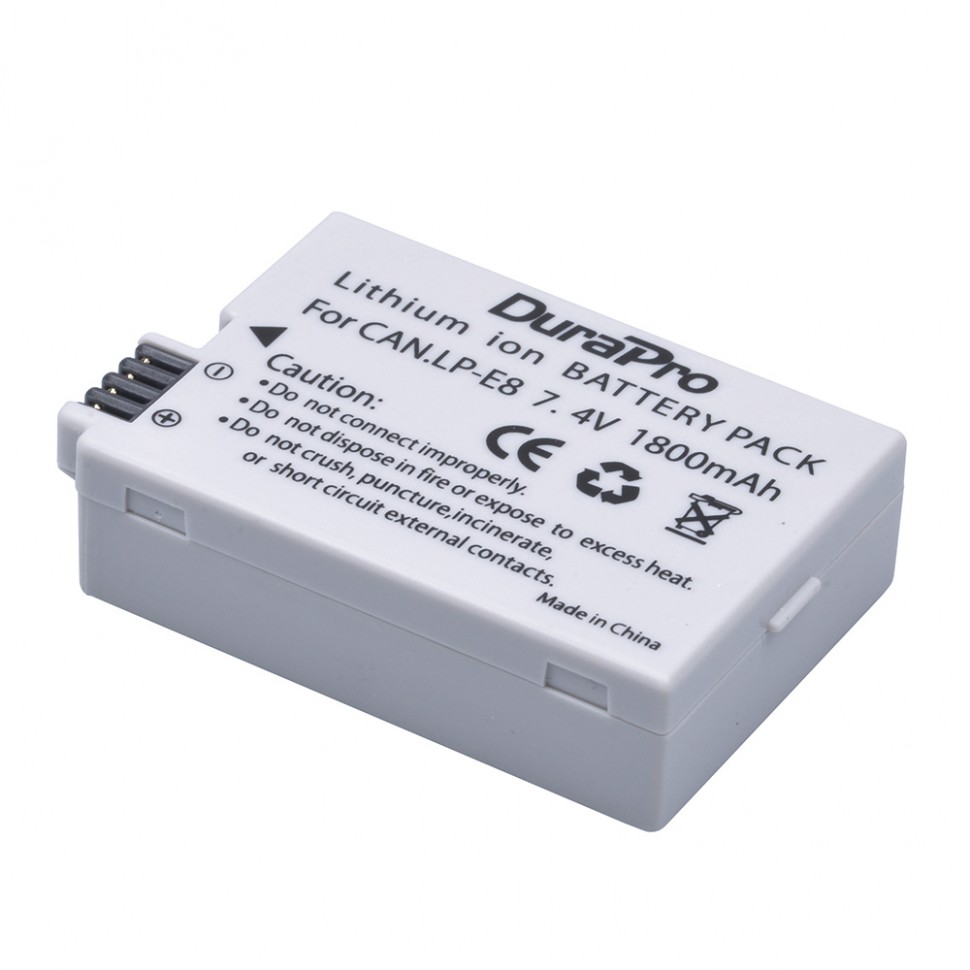 Аккумулятор DuraPro Battery,7,4В/1800мАч,для Canon LP-E8